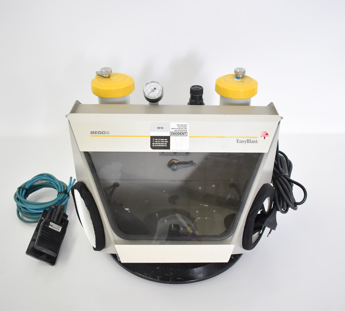 Sandstrahlgerät, Sandstrahler BEGO Easyblast 2Kammer, Dental ...